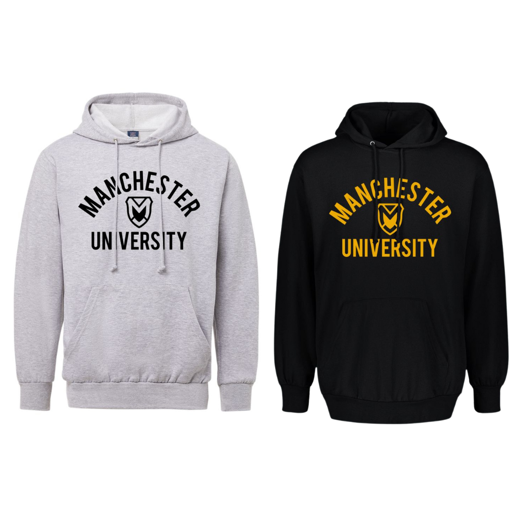 Manchester Comfort Fleece Hood | Manchester University Gear Shop