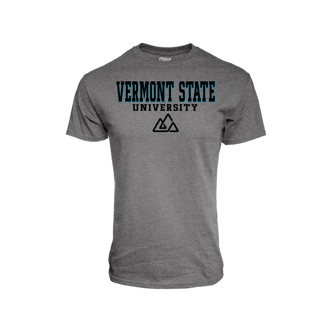 VTSU Blue 84 "Play it Safe" Tee | Vermont State University Gear Shop