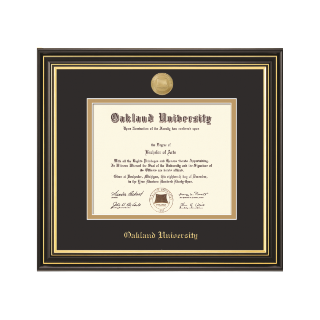 OU Framing Success Prestige Medallion Diploma Frame | Oakland ...