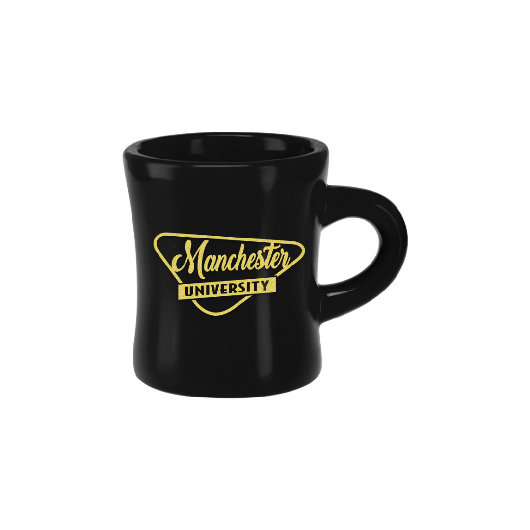 Manchester Spirit Products Bronxville Diner Mug Black W/Vegas Gold ...