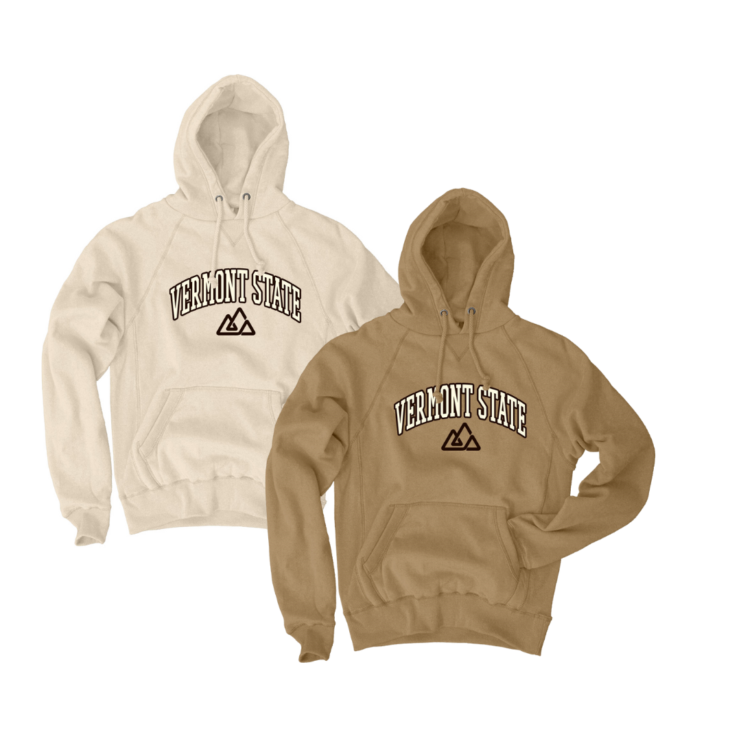 Vermont State Blue 84 Fleece Pullover Hood | Vermont State University ...