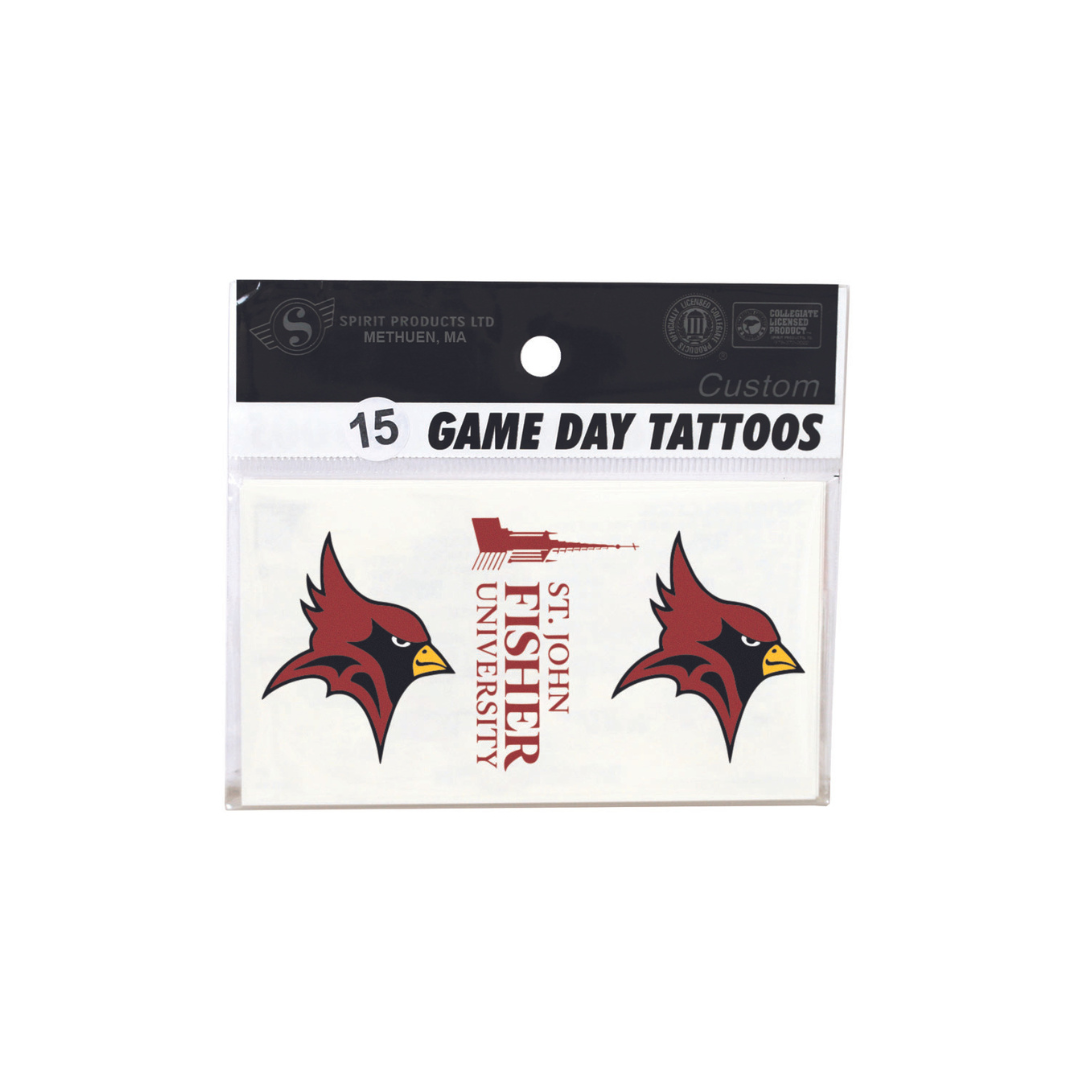 SB Game Day Tattoos | St. John Fisher Gear Shop