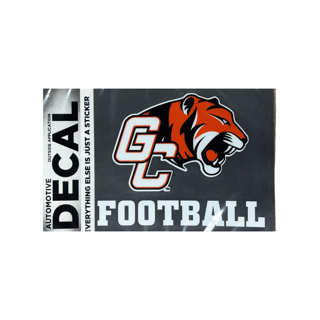 GC Tigers Football Decal | Georgetown College Gear Shop